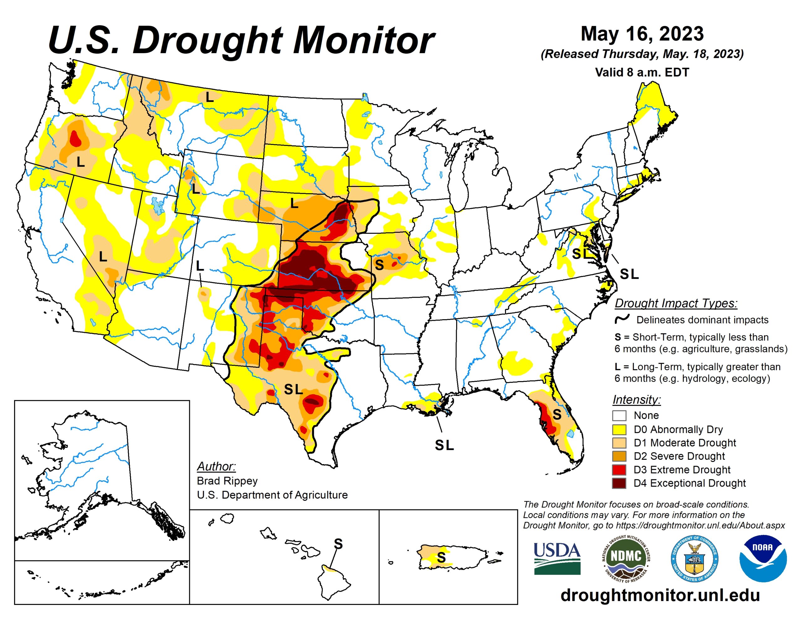 KRVN 880 – KRVN 93.1 – KAMI - Drought Monitor: Much-needed rain to ...