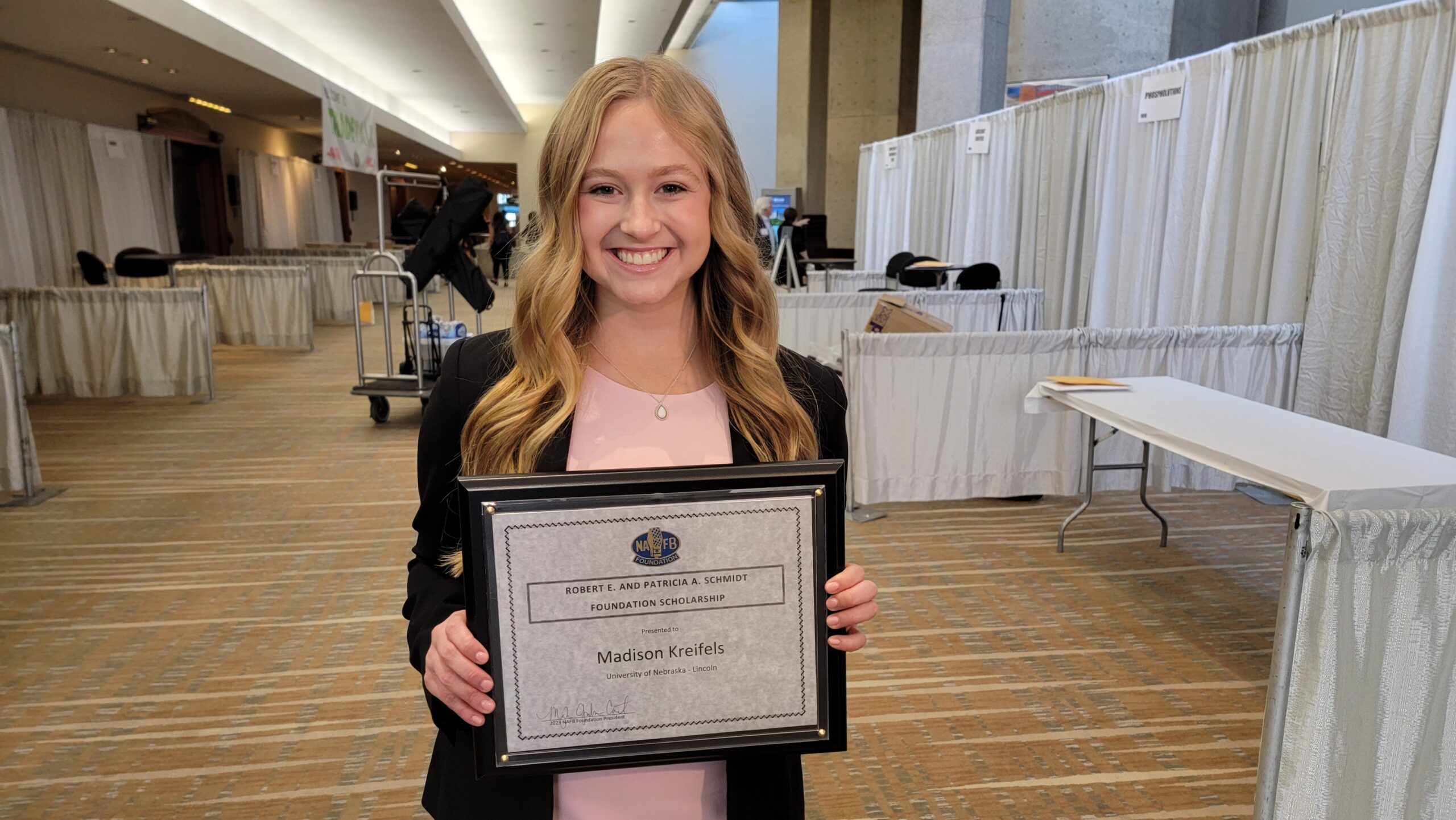 KRVN 880 – KRVN 93.1 – KAMI - Kreifels awarded NAFB foundation scholarship KRVN 880 – KRVN 93.1 – KAMI - Kreifels awarded NAFB foundation scholarship
