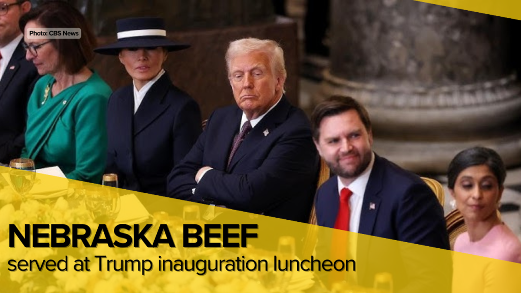 Nebraska beef served at Trump inauguration luncheon - Rural Radio Network