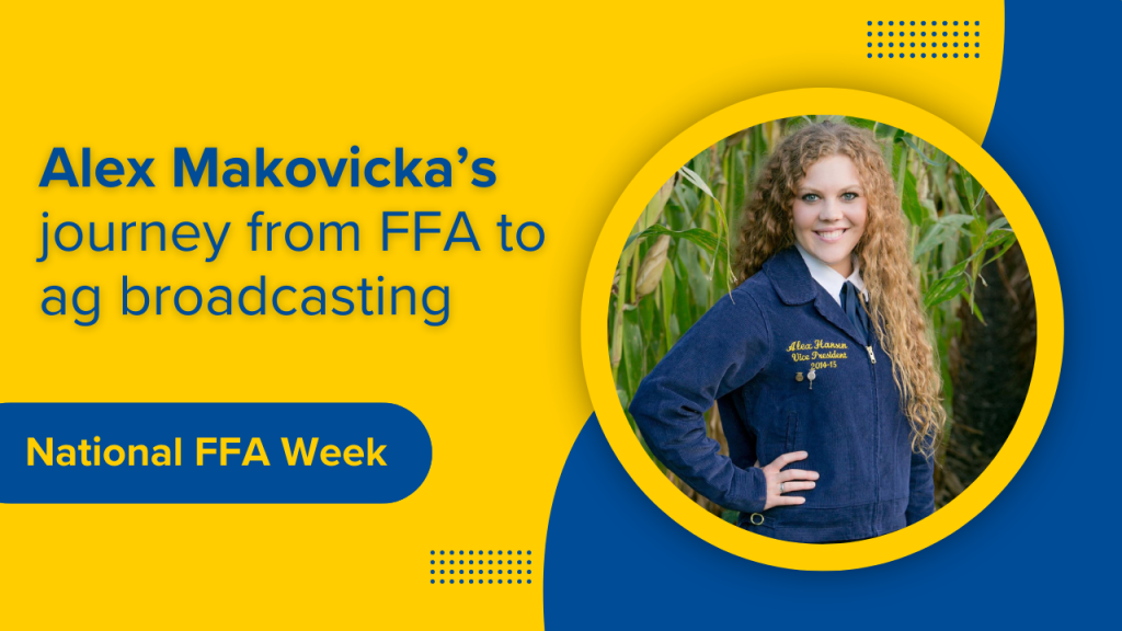 National FFA Week: Alex Makovicka’s journey from FFA to agricultural ...