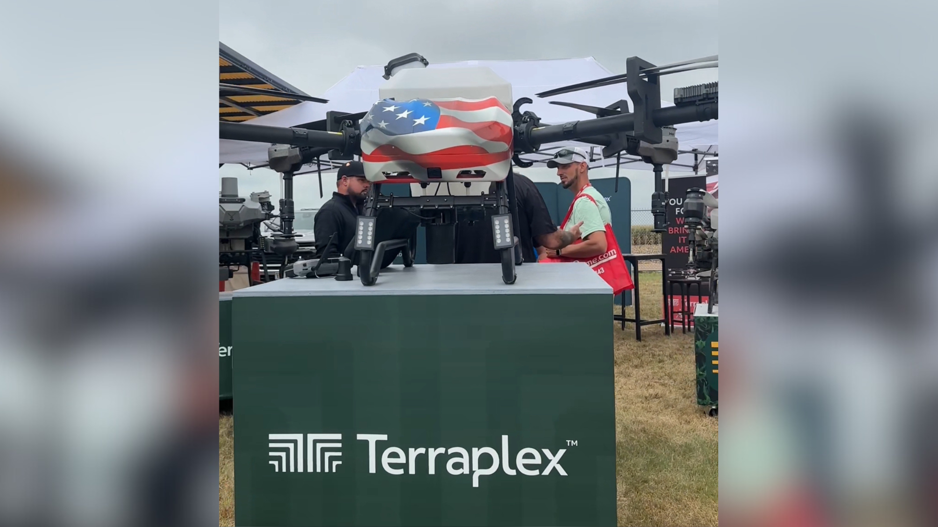 Brand New Drone on Display at Terraplex Ag! | Husker Harvest Days 2025 - The Bull