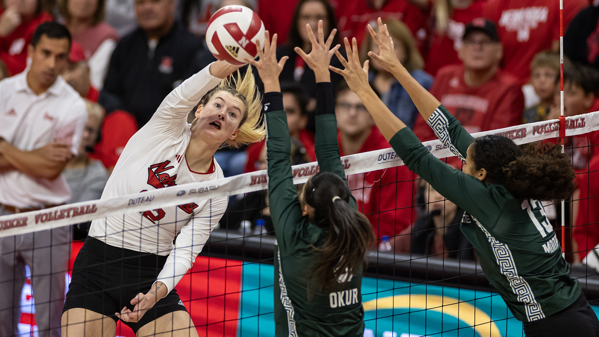 Huskers power past Michigan State - The Bull