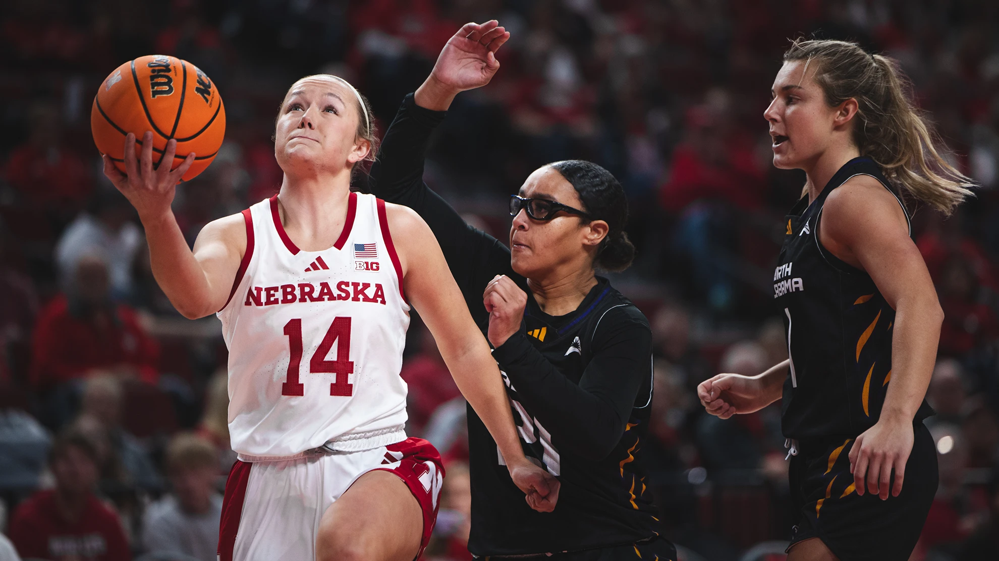 KTIC 840 AM/98.3 FM/98.7 FM - Husker Women cruise past North Alabama