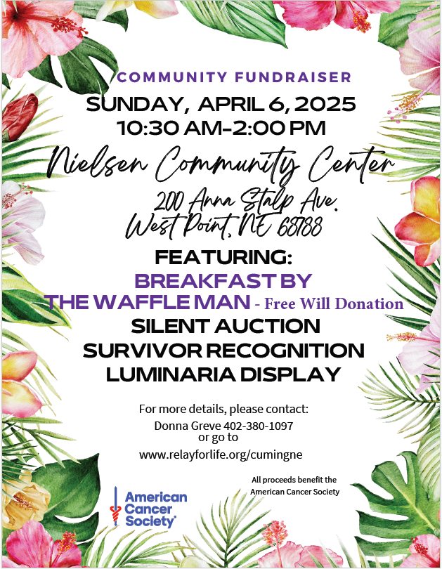 West Point Community Fundraiser set for first Sunday in April - The Bull