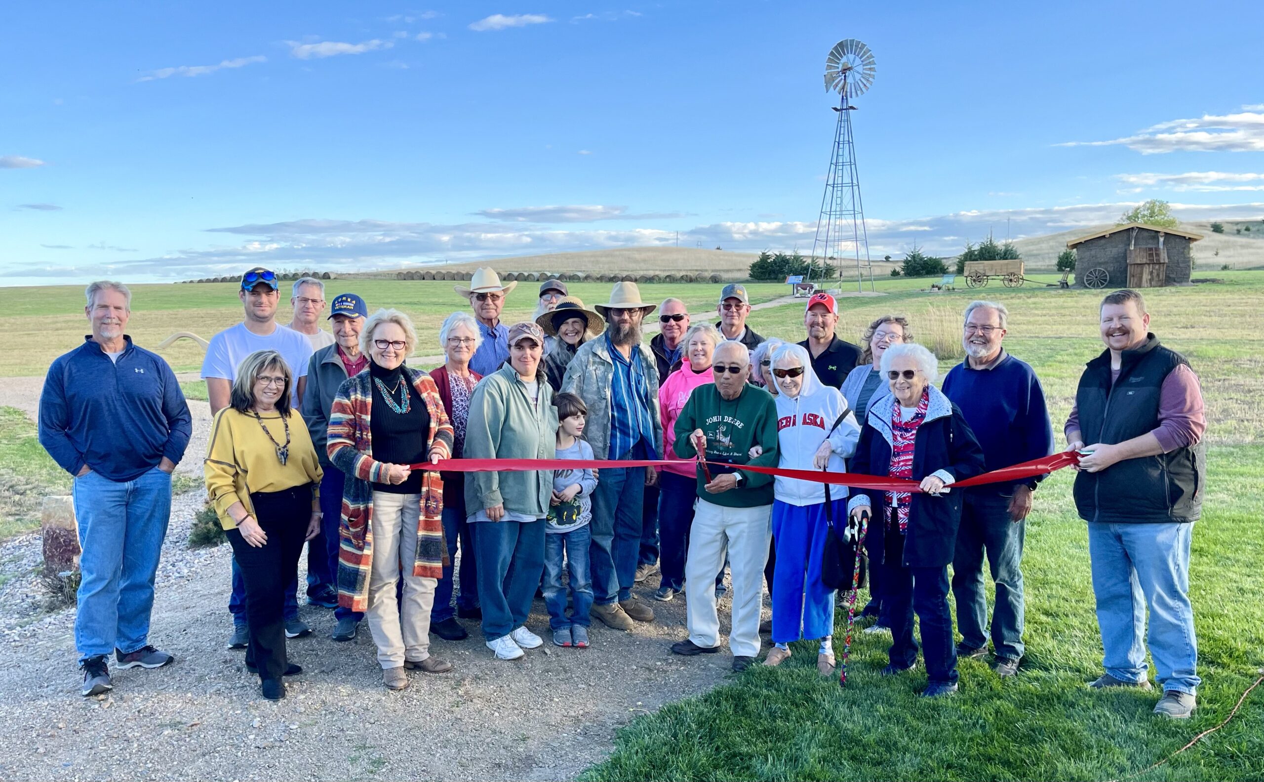 Ribbon cutting celebrates completion of Broken Bow sod house - KBEAR 92.3