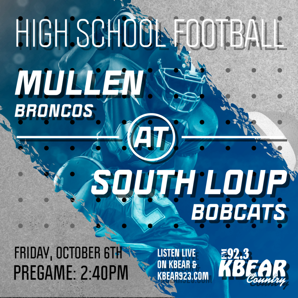 South Loup hosts Mullen Friday afternoon on KBEAR - KBEAR 92.3