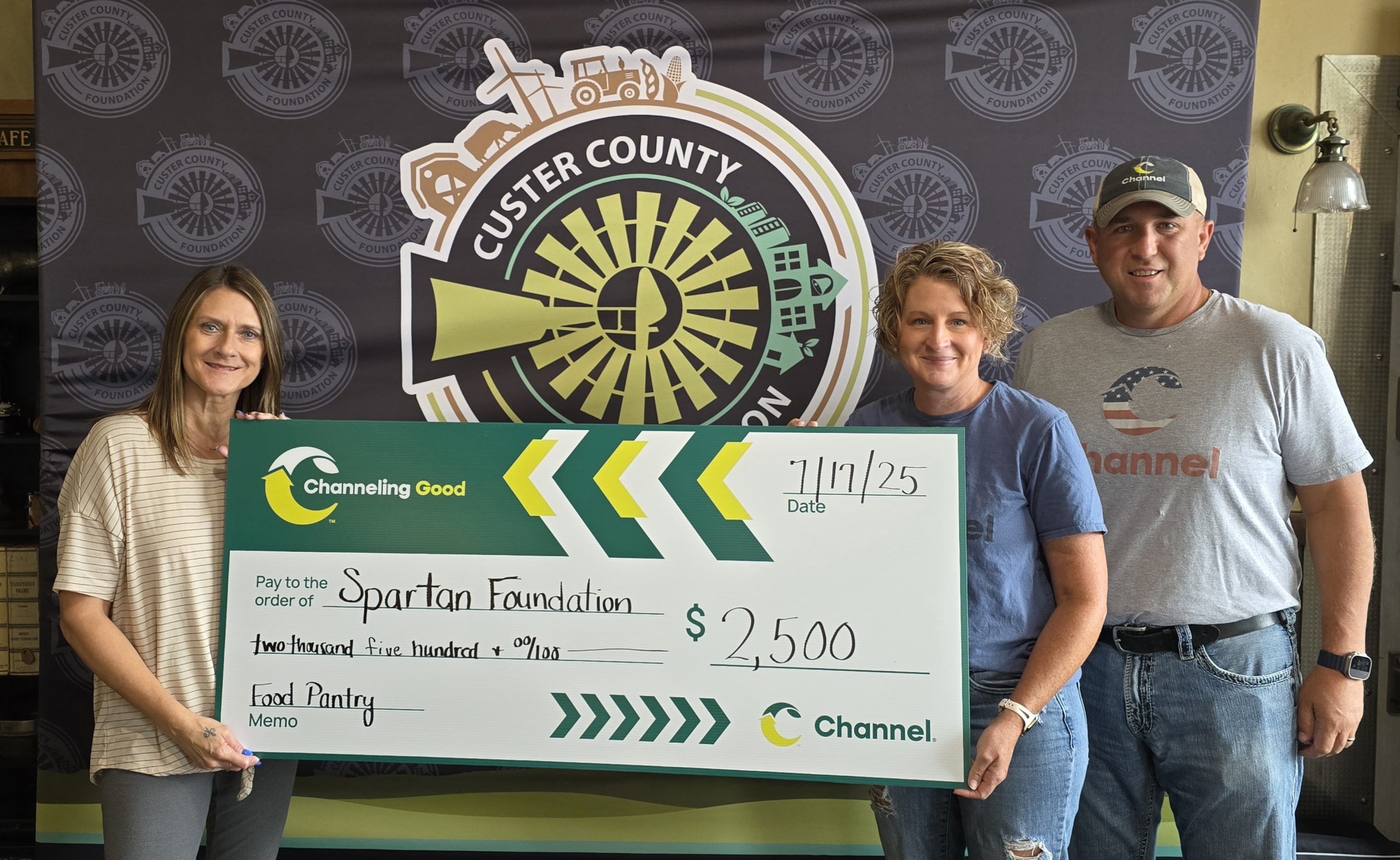 Spartan Foundation receives “Channeling Good” donation from Muddy Creek ...