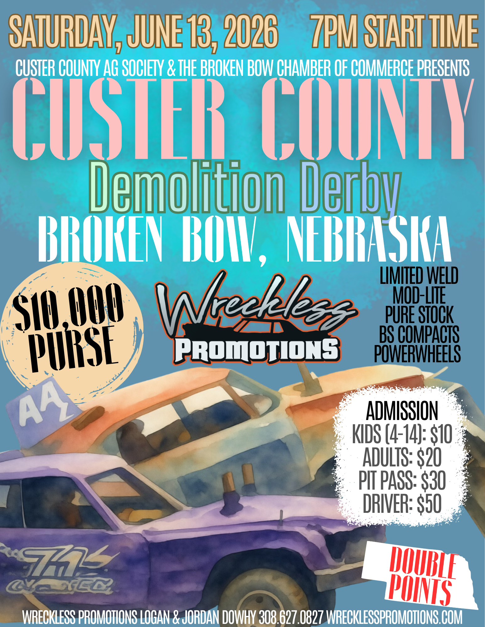 Wild & Free at the Custer County Demo Derby - KBEAR 92.3