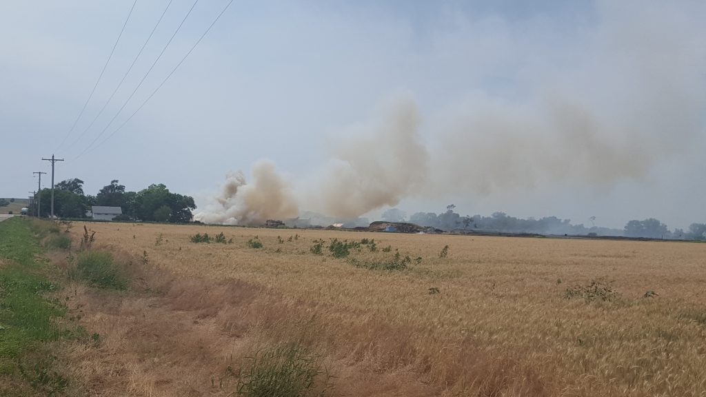 KRVN 880 – KRVN 93.1 – KAMI - Lexington VFD called to large hay bale fire