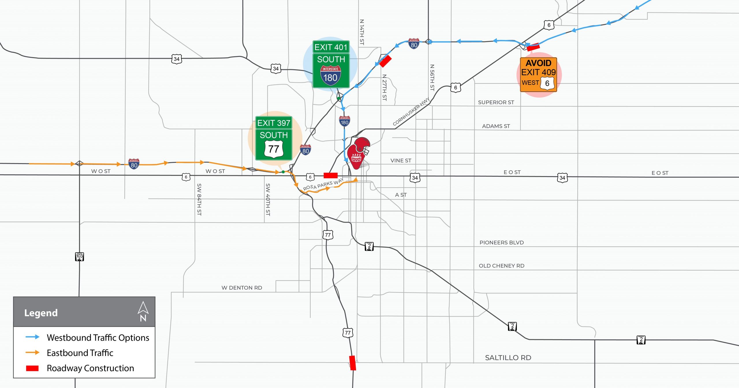 NDOT Urges Husker Fans to Stay Safe for October 2 Husker Homecoming ...