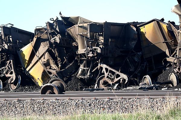 Train derailment in Dawson Co this morning - KOZY