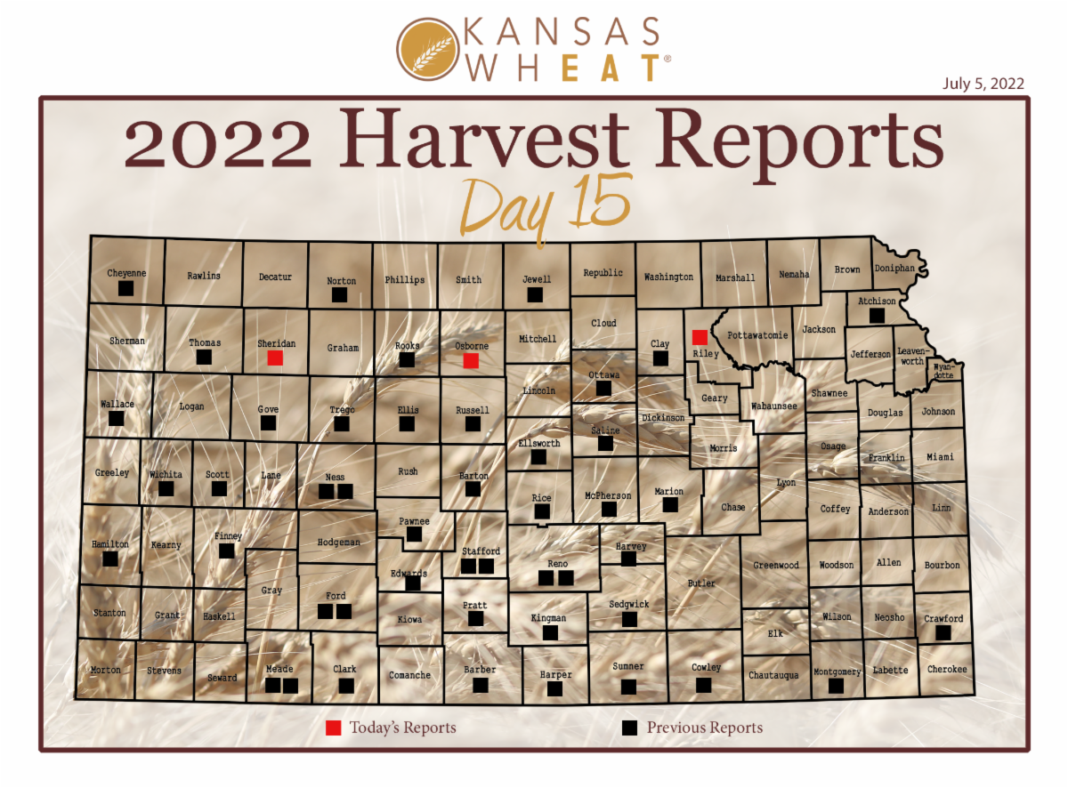 Day 15, Kansas Wheat Harvest Report - York’s Max Country 104.9