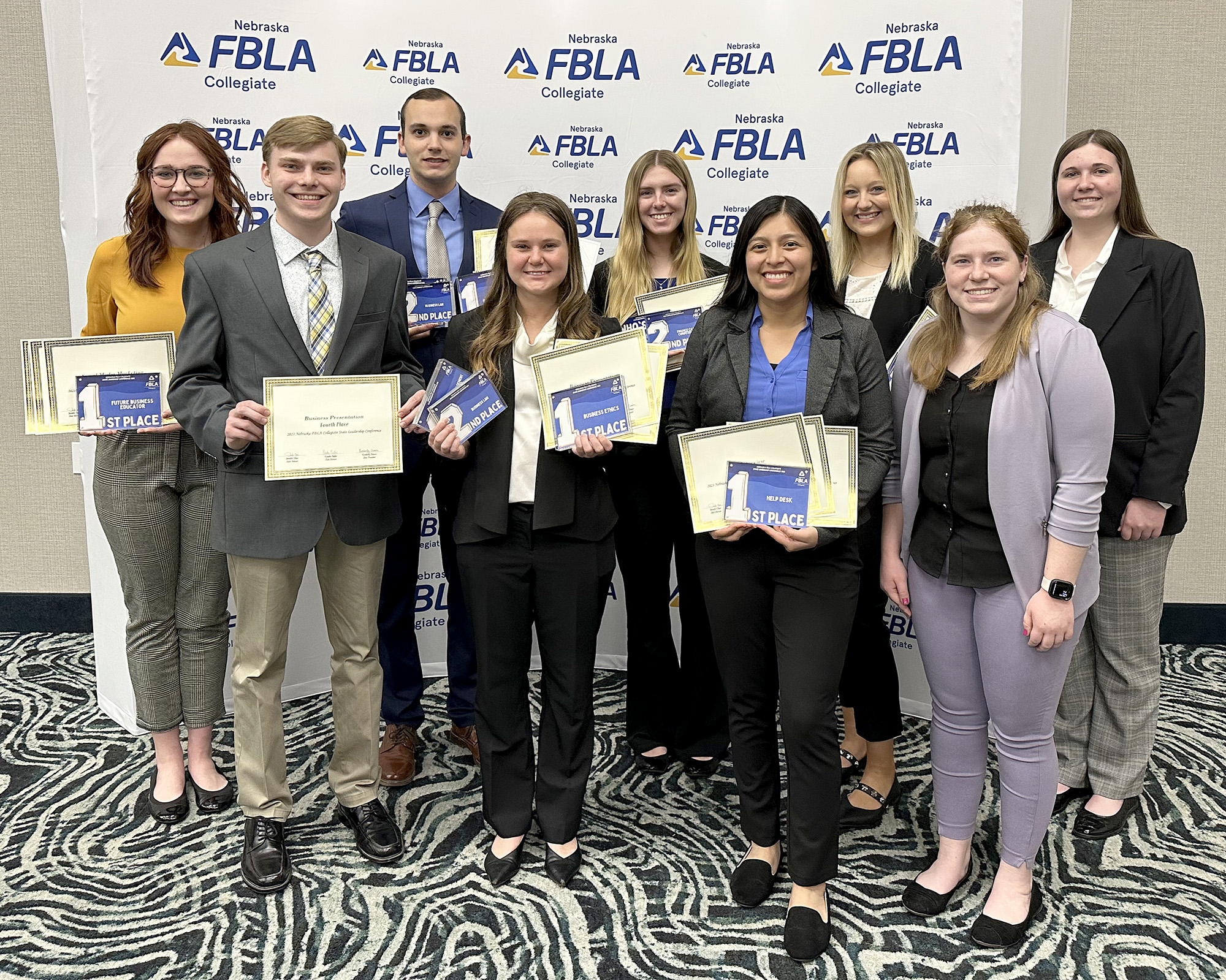 UNK students rack up awards at state business competition - KOOL