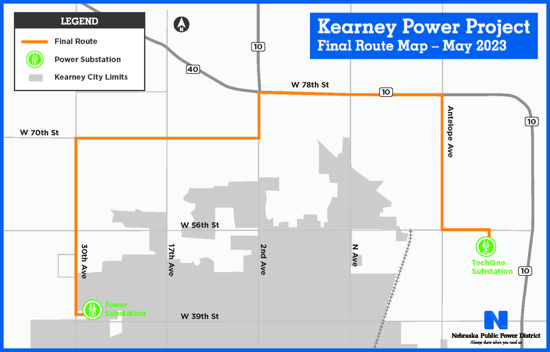 KRVN 880 – KRVN 93.1 – KAMI - NPPD announces final line route for ...