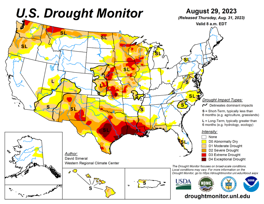KRVN 880 – KRVN 93.1 – KAMI - Drought Intensifies in the Weekly Drought ...