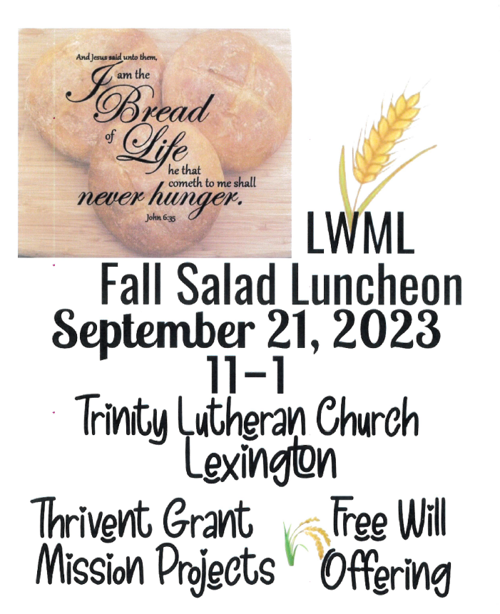 KRVN 880 – KRVN 93.1 – KAMI - Fall Salad Luncheon/LWML/Trinity Luthern ...