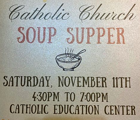 KRVN 880 – KRVN 93.1 – KAMI - SATURDAY NOVEMBER 11TH-SOUP SUPPER-ELM CREEK