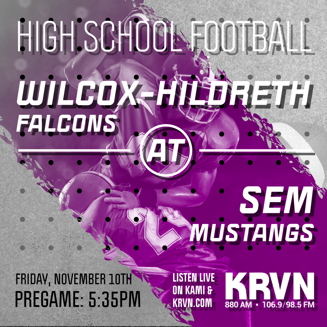 KRVN 880 – KRVN 93.1 – KAMI - Mustangs & Falcons meet in Six Man Semis