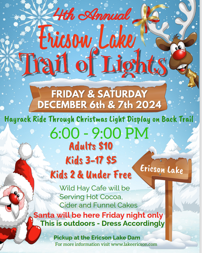 KRVN 880 – KRVN 93.1 – KAMI - 4th Annual Trail of Lights/Ericson Lake