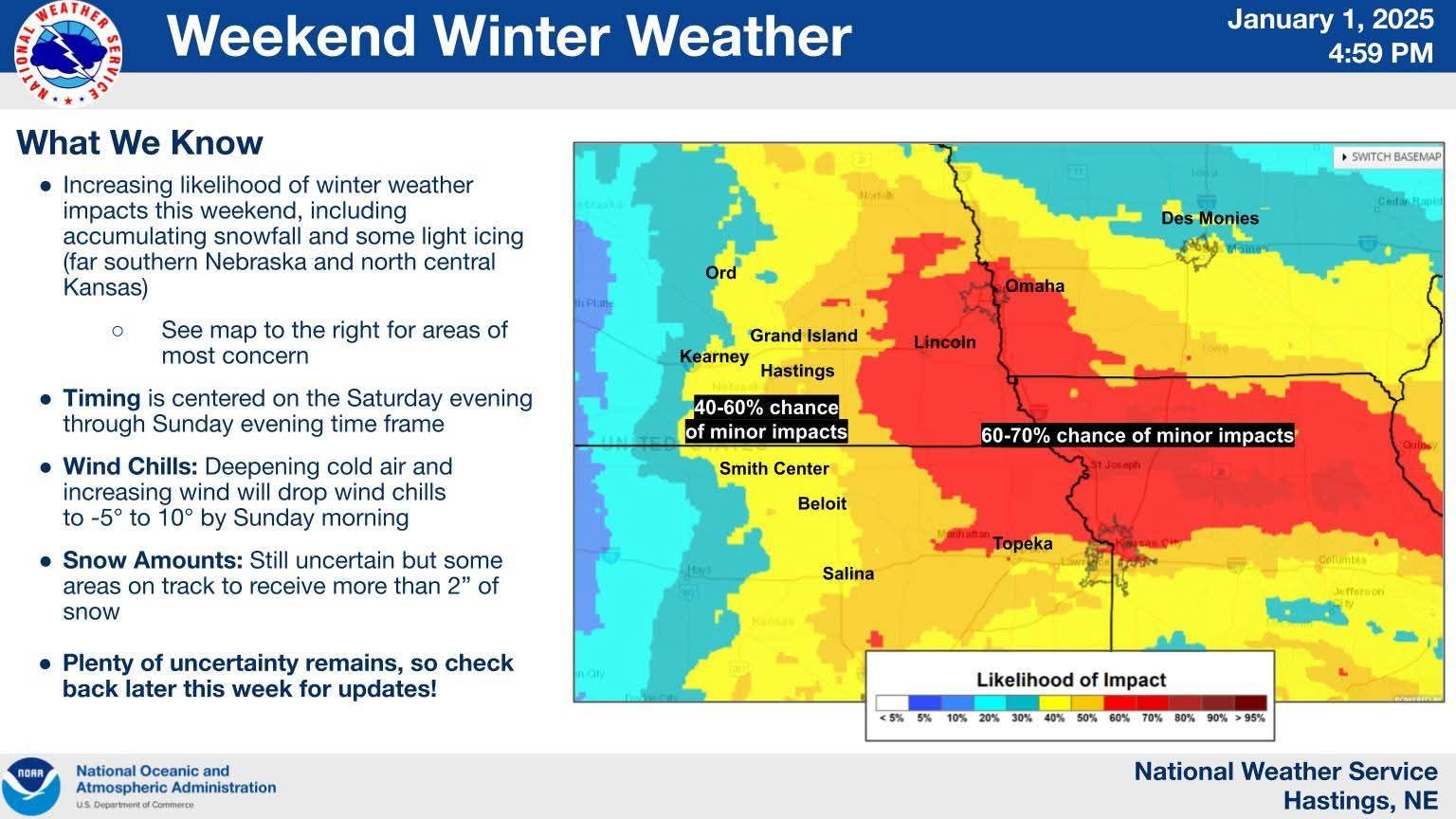 KNEB-AM 960 AM – 100.3 FM - Early 2025 Could Be Bitterly Cold