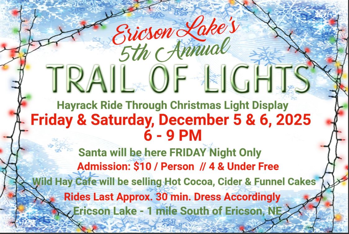 KRVN 880 – KRVN 93.1 – KAMI - Ericson Lake’s 5th Annual Trail of Lights