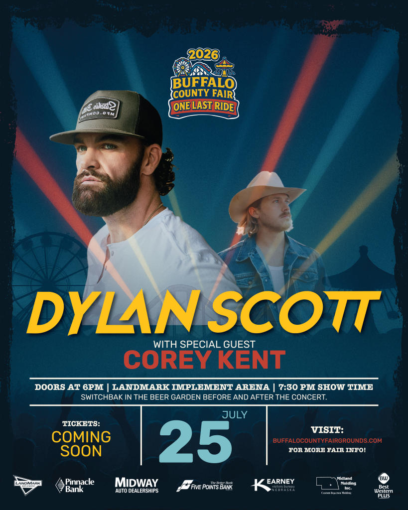 KRVN 880 – KRVN 93.1 – KAMI - Buffalo County Fair Concert Announcement