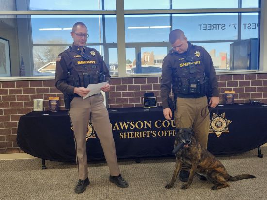 KRVN 880 – KRVN 93.1 – KAMI - DCSO service dog Ares retires from drug ...