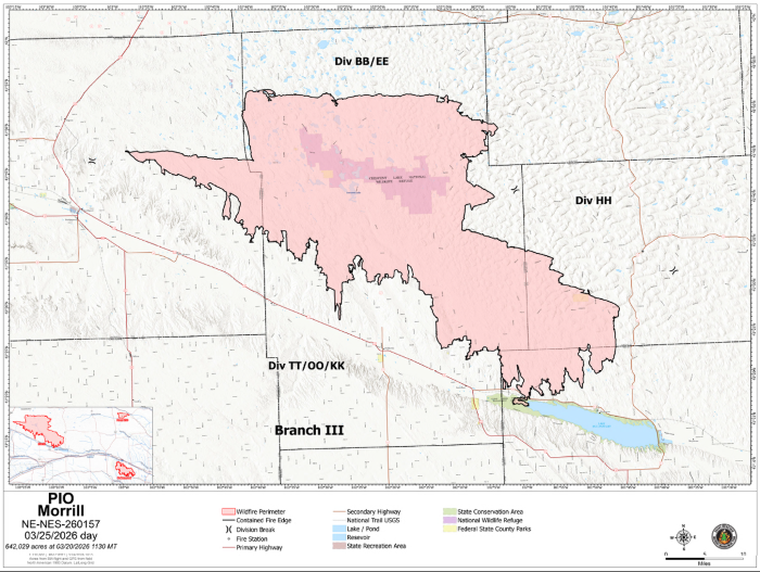 KRVN 880 – KRVN 93.1 – KAMI - Update: Morrill Fire 100% contained, fire ...