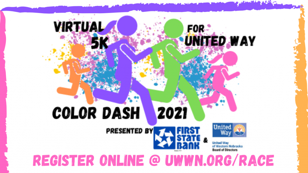 2021 Virtual 5K for United Way Color Dash - KOZY