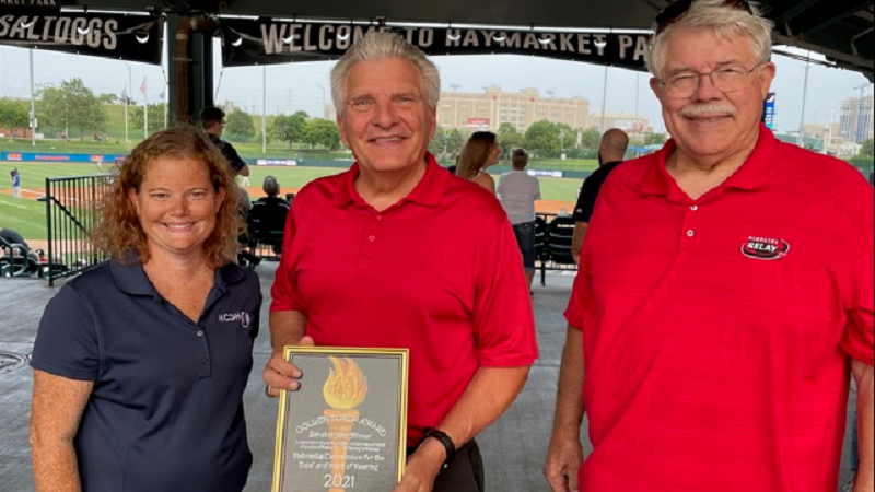 KNEB-AM 960 AM – 100.3 FM - Stinner Honored by Commission for the Deaf ...