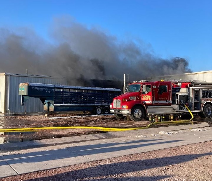 KNEB-AM 960 AM – 100.3 FM - Fire Damages Southeast H.S. Ag Building ...