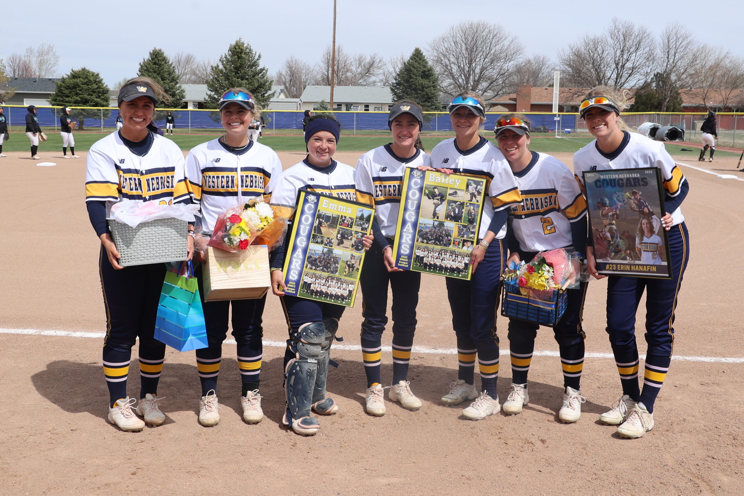 WNCC softball takes two from Luna on sophomore recognition day - KOZY