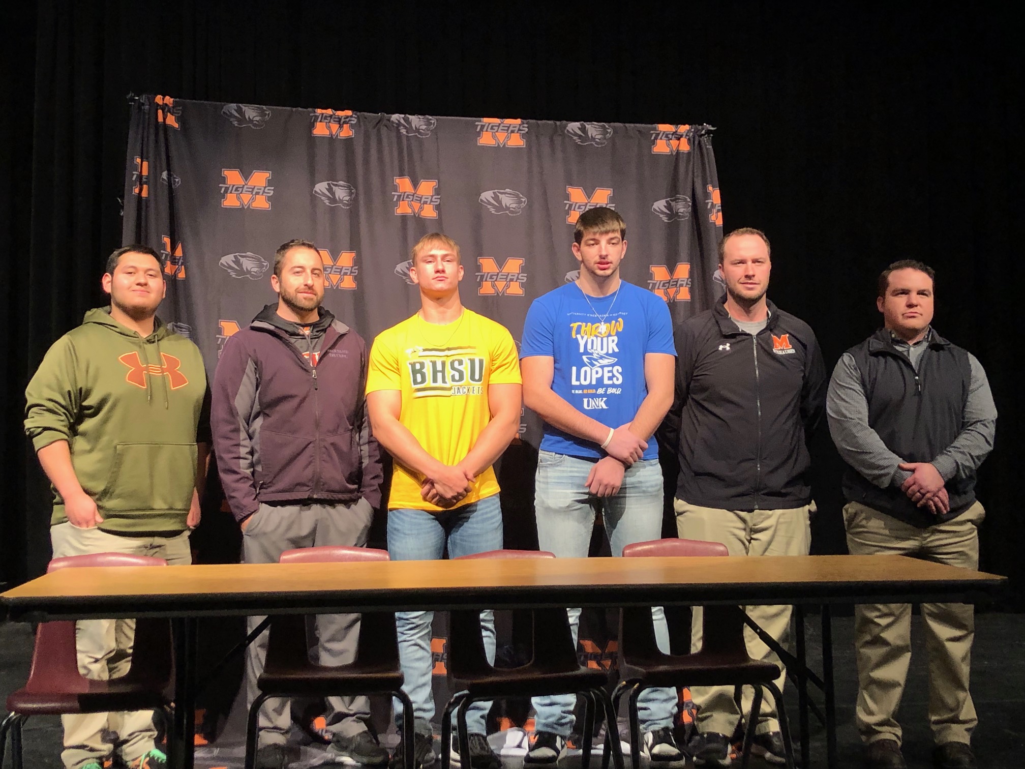 Mitchell football players Tucker Thomas and Hayden Umble signing day ...