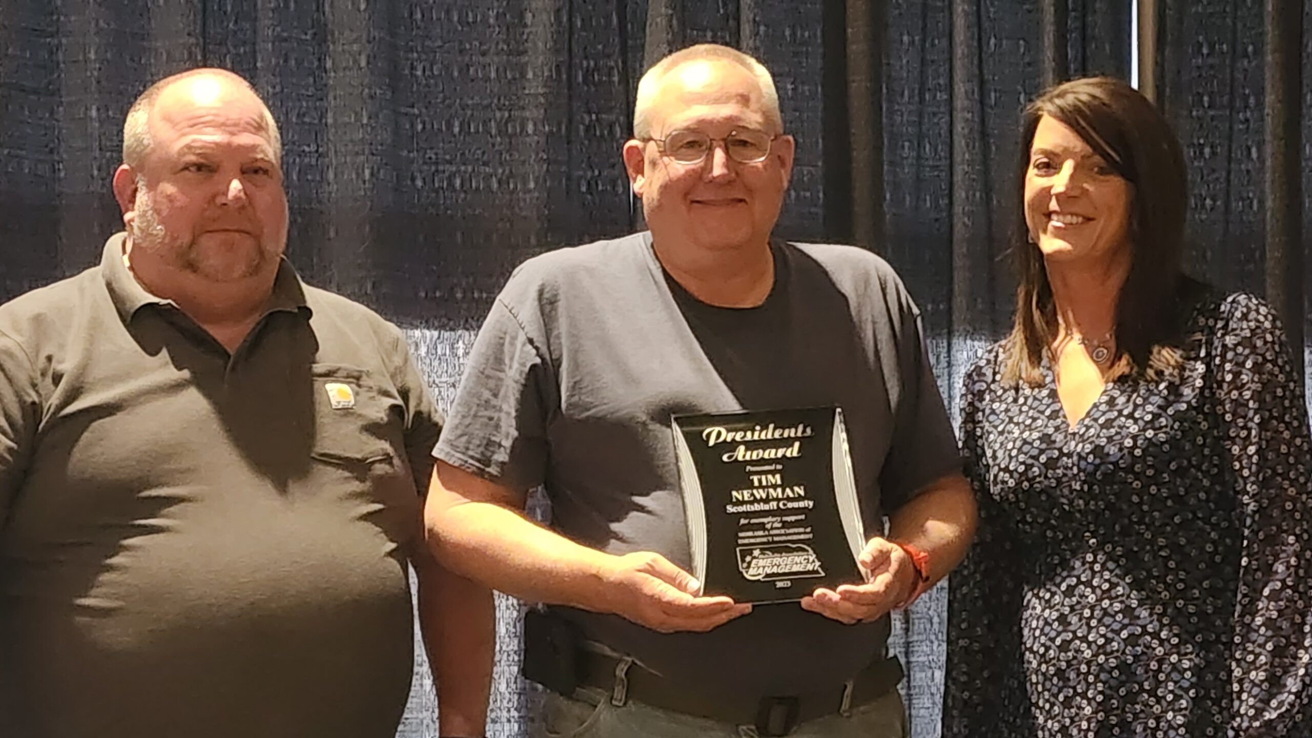 Newman honored by Nebraska Association of Emergency Management