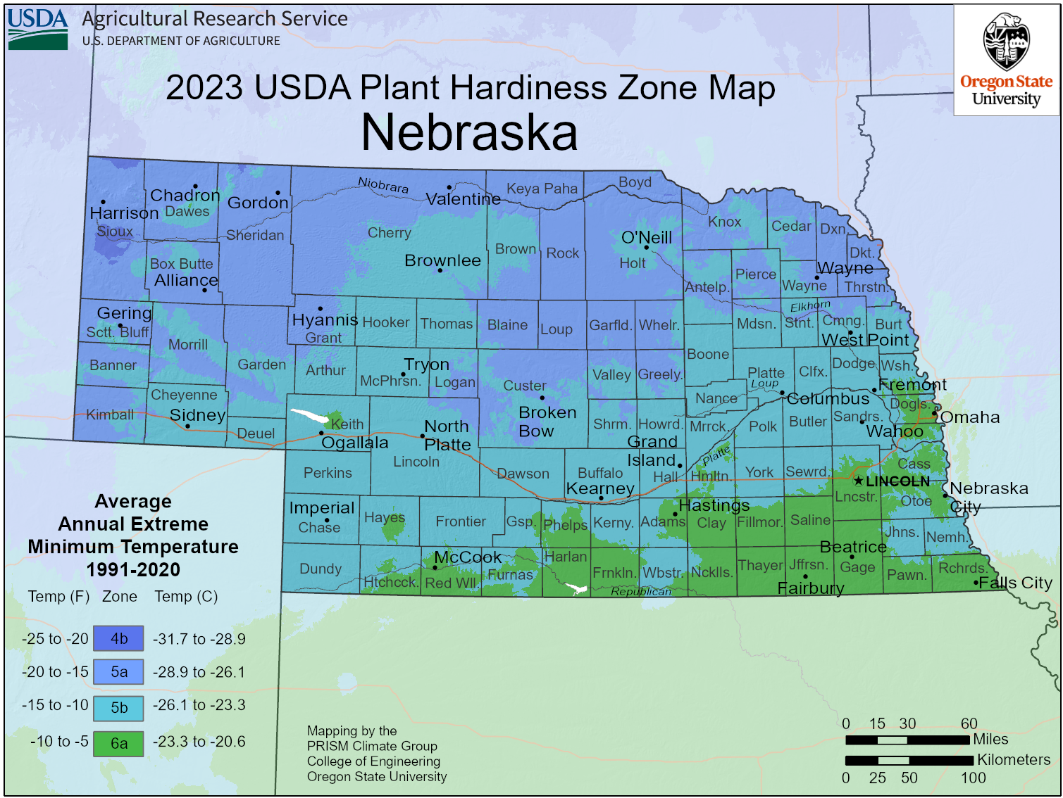 USDA ‘Hardiness’ Zone Sees Few Changes for Most of Nebraska