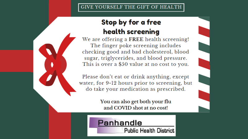 PPHD offering gift of free health screening through Friday