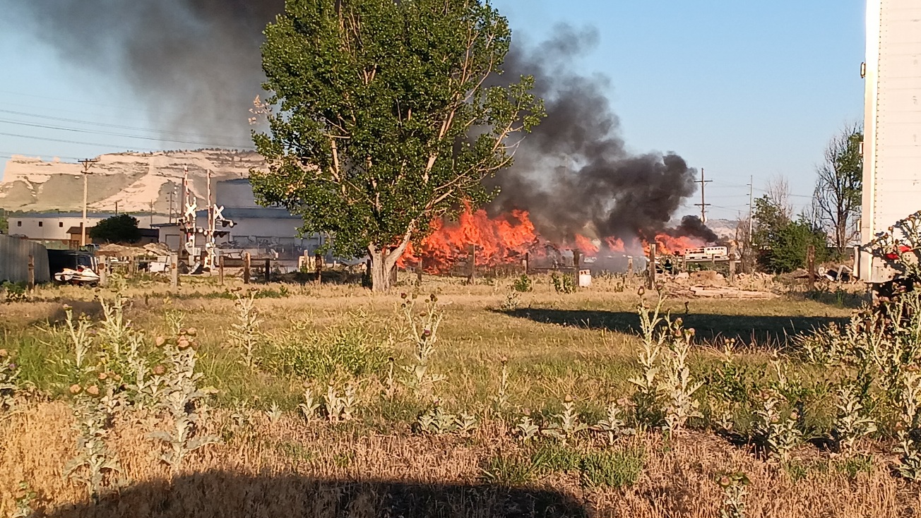 Scottsbluff firefighters deal with railroad tie fire twice in less than ...