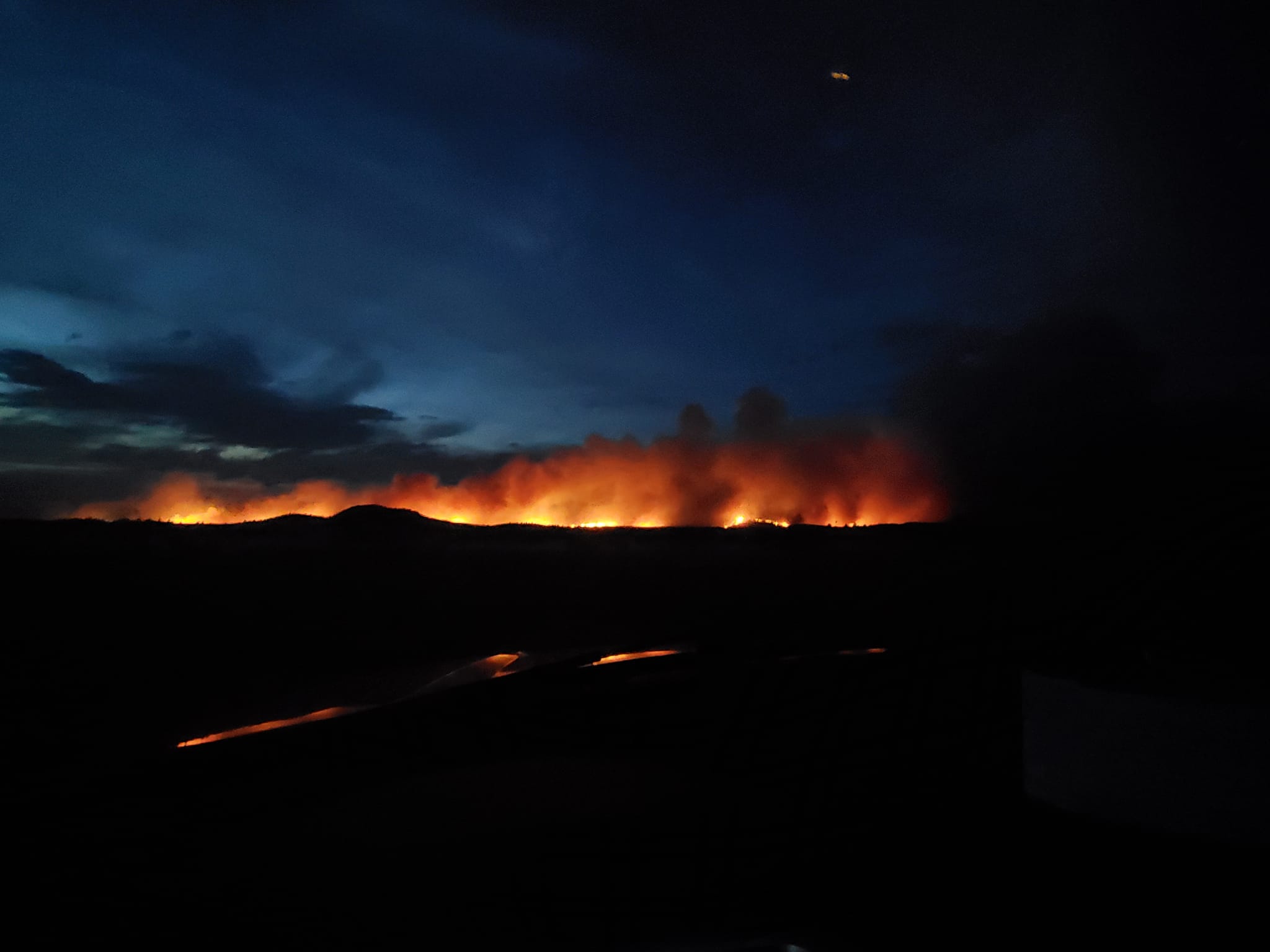 KNEB-AM 960 AM – 100.3 FM - Evacuations Lifted in Pleasant Valley-Haystack fire in Eastern Wyoming