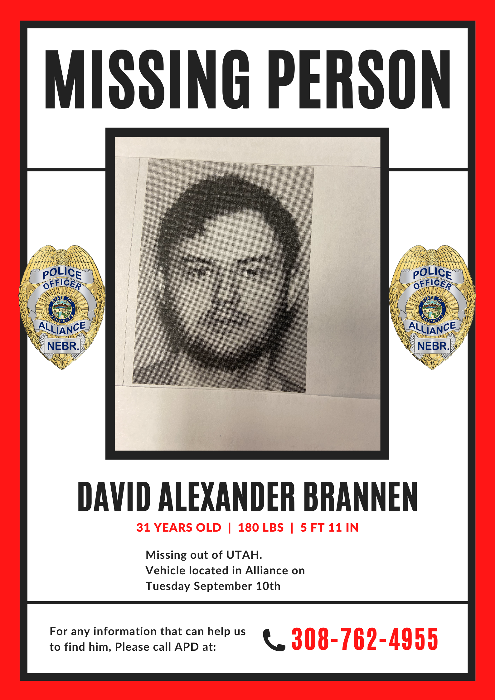 KNEB-AM 960 AM – 100.3 FM - Alliance Police Seek Help in Locating ...