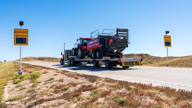 Testing starts on signs advising variable speed for weather, road ...