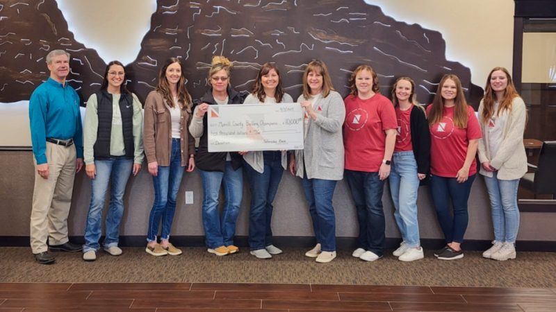 Nebraska Bank donates to Morrill Co. Fairgrounds building project