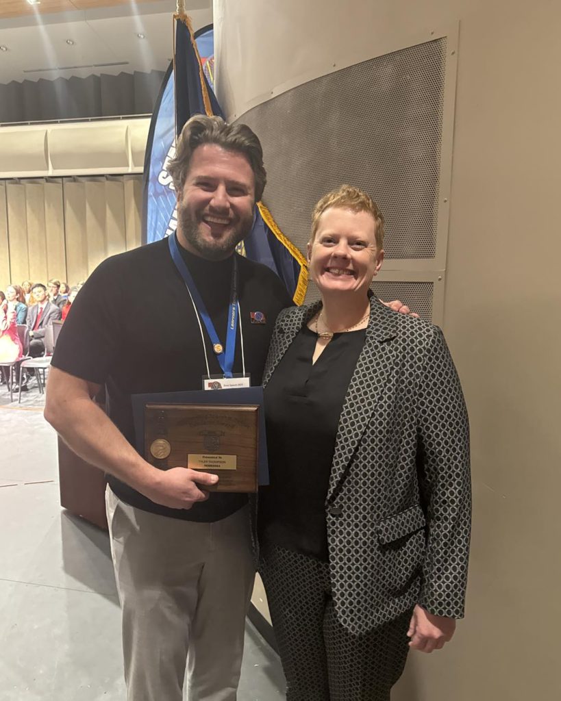 Gering Speech Coach Tyler Thompson Honored by NFHS