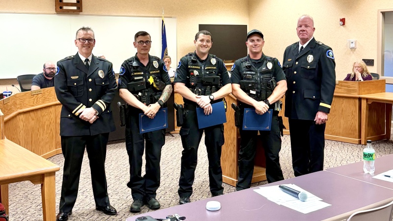 APD Chief announces officer promotion, commendations and recognitions