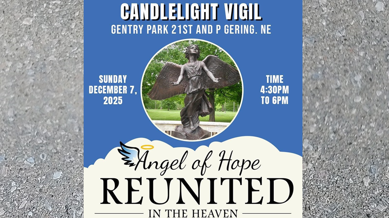 Angel of Hope candlelight vigil is this weekend