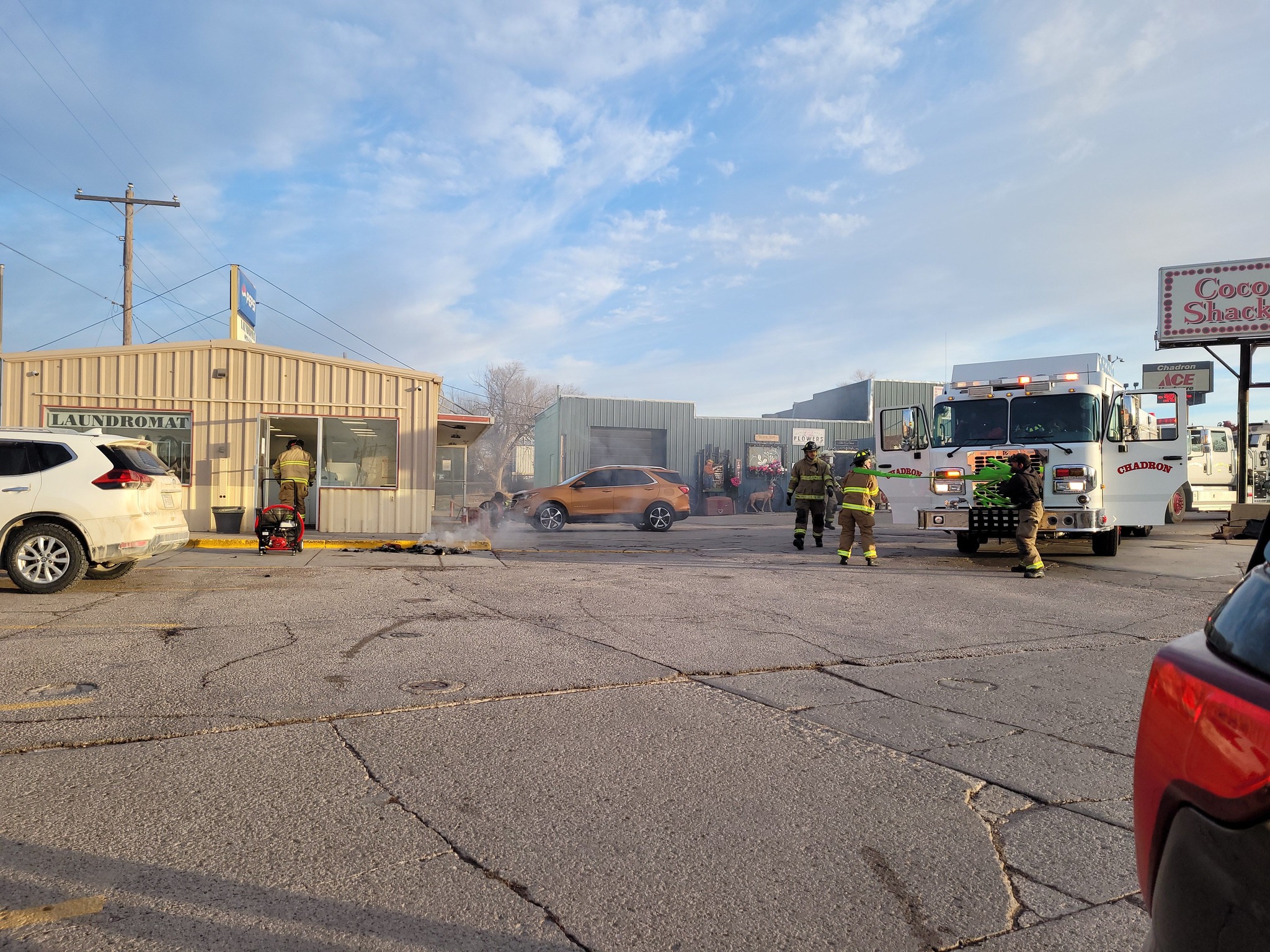 Chadron Laundromat Fire Quickly Contained Wednesday Morning