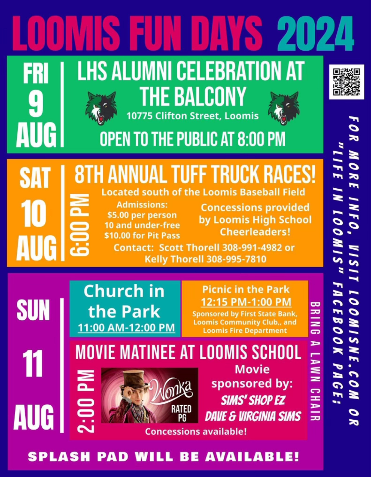 KUVR - Loomis Tuff Trucks and Loomis Fun Days