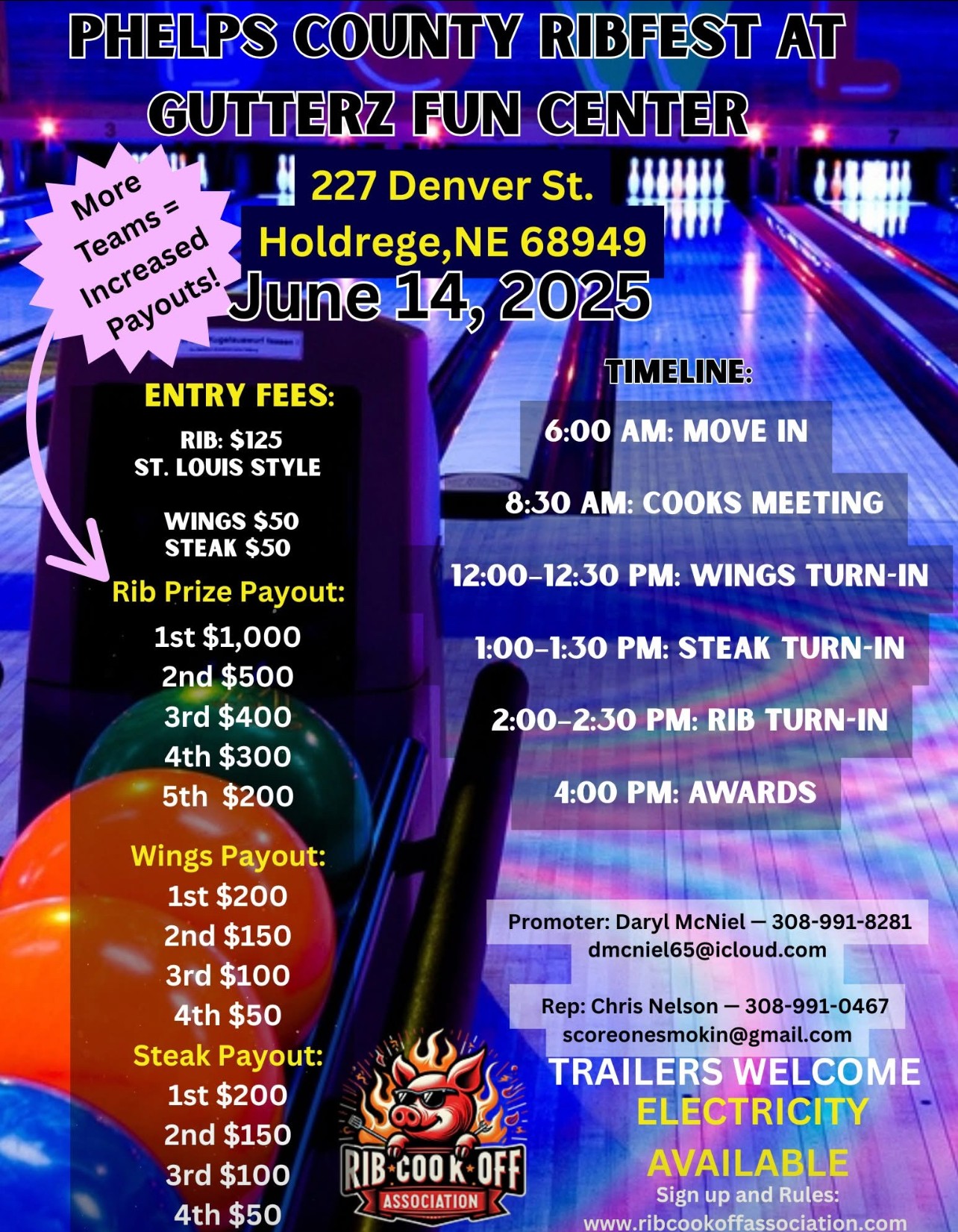 KUVR - Phelps County Ribfest-Gutterz Fun Center