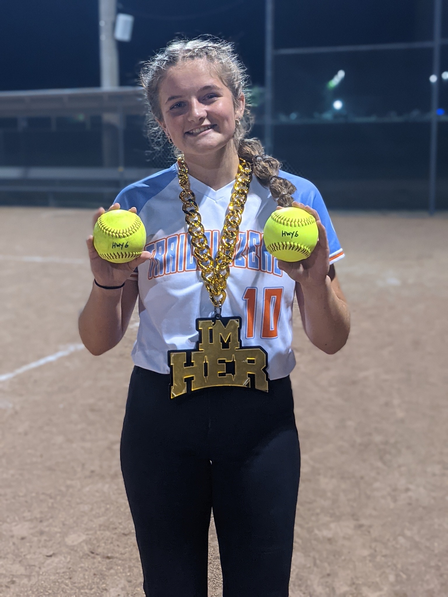 KUVR - Freshman Addi Norris sets Minden home run record