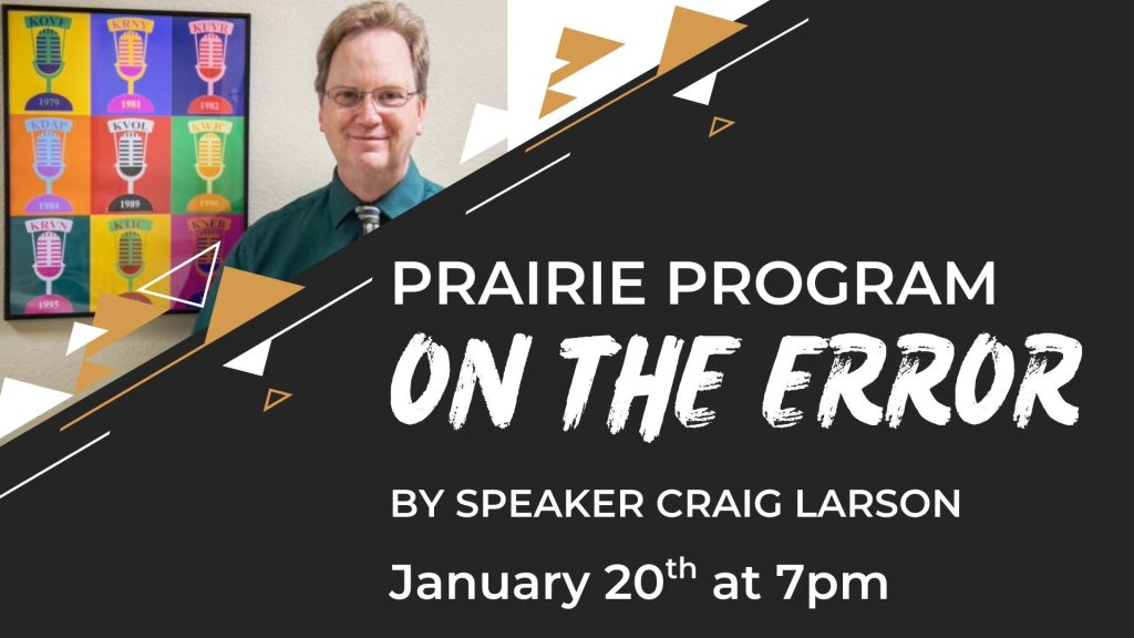 KRVN 880 – KRVN 93.1 – KAMI - KUVR alum Craig Larson to present program ...