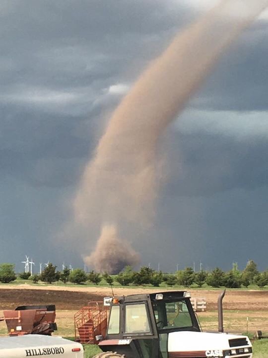 Landspout Tornado Damage